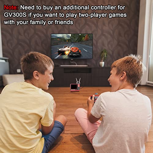 Retro Handheld Games Console Built-in 308 Games 3.0 Inch LCD Mini TV Video Games Player Support AV Output Electronic Games Gift for for Boys Girls Age 4-12