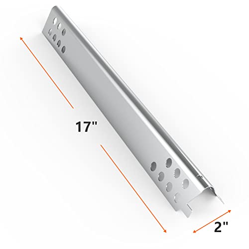 DELSbbq Cast Iron Grill Grates and Stainless Steel Grill Part Kit for Charbroil Performance 4 Burner Grills 463376017 463347017 463347418 463342119, Cooking Grids for G470-0002-W2 G470-0003-W1