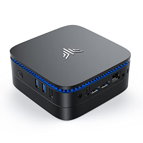 KAMRUI AK1PLUS Mini PC,12th Intel Alder Lake- N95 up to 3.4 GHz,8GB RAM+256GB M.2 SSD,Mini Computer Windows 11 Pro, Support 2.5" SSD (up to 2TB),WiFi 2.4G/5G,BT 4.2,4K, Business, Home, Office