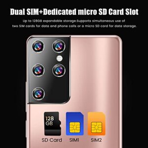 Unlocked Cell Phone, Android Unlocked Smartphone 1+8G ROM Mobile Cell Phone 6.52 Inch HD Touch Screen Dual SIM Cellphone Smart Phone for Father Childrens