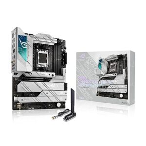 asus rog strix x670e-a gaming wifi 6e socket am5 (lga 1718) ryzen 7000 gaming motherboard(16+2 power stages,pcie® 5.0, ddr5,4xm.2 slots,usb 3.2 gen 2x2, wifi 6e, ai cooling ii)