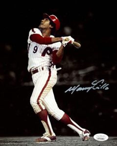 manny trillo philadelphia phillies signed/autographed 8x10 photo jsa 167290 - autographed mlb photos