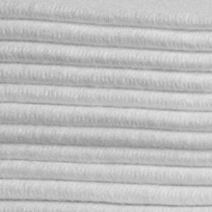 100 Disposable Linen Feel Guest Towels - Paper Hand Towels for Bathroom - Cloth Like White Paper Towel - Cocktail Hand Napkins - Highly Absorbent, Soft Fancy Guest Hand Towels 12" X 17" (Pack Of 100)