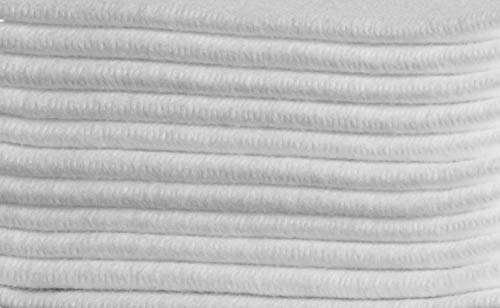 100 Disposable Linen Feel Guest Towels - Paper Hand Towels for Bathroom - Cloth Like White Paper Towel - Cocktail Hand Napkins - Highly Absorbent, Soft Fancy Guest Hand Towels 12" X 17" (Pack Of 100)