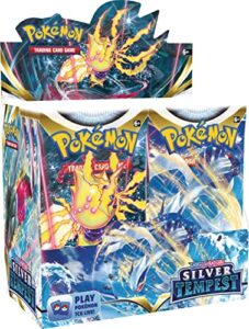 pokémon tcg: sword & shield silver tempest booster display box