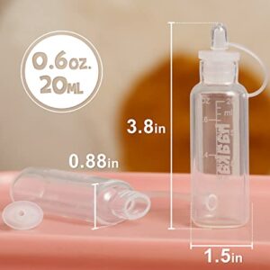 haakaa Colostrum Collector Set 20ml/2pk | Silicone Colostrum Syringes for Baby Breast Milk Catcher | Ready-to-Use Pack | Collect Store & Feed Colostrum | Breastfeeding Essential for Newborn Babies