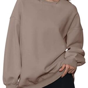 EFAN Sweatshirts Hoodies for Women Oversized Sweaters Fall Outfits Clothes 2023 Crew Neck Pullover Tops Loose Comfy Winter Fashion