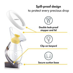 Medela Manual Breast Pump Set - Perfect Pair Bundle, Includes Harmony Manual Breast Pump & Silicone Breastmilk Collector