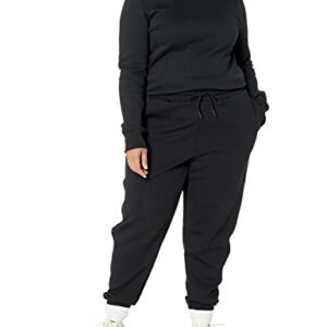 Amazon Essentials Women's Active Sweat Jogger (Available in Plus Size), Black, Medium