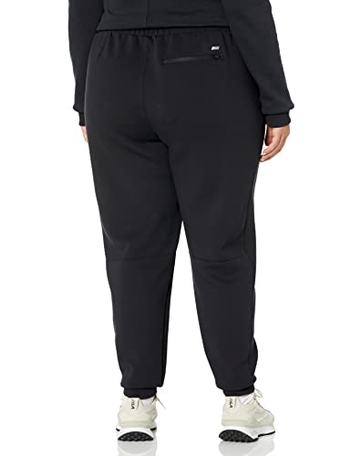 Amazon Essentials Women's Active Sweat Jogger (Available in Plus Size), Black, Medium