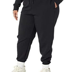 Amazon Essentials Women's Active Sweat Jogger (Available in Plus Size), Black, Medium