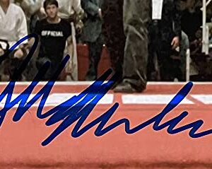 Ralph Macchio Signed 8x10 The Karate Kid Crane Kick Photo JSA