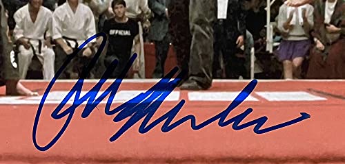 Ralph Macchio Signed 8x10 The Karate Kid Crane Kick Photo JSA