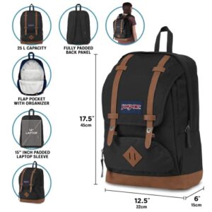 JanSport Cortlandt 15-inch Laptop Backpack-25 Liter Travel Pack, Foraging Finds, One Size