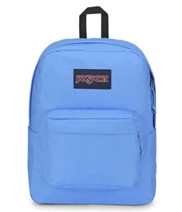 jansport superbreak, blue neon, one size