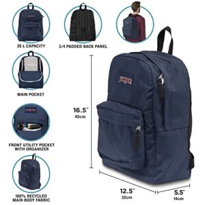 JanSport SuperBreak, Blue NEON, One Size