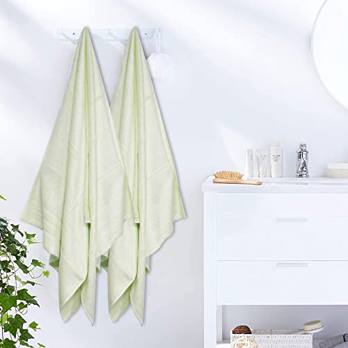 Wokaku Quick-Dry-Extra-Large-Bath-Towel-Bathroom-Towels-Bath-Sheet-Towels-Large-Bathroom-Big-Bath-Towels-Super-Soft-Large-Towel (Yellow)