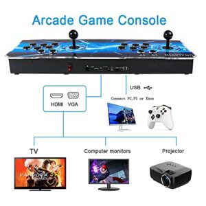 GWALSNTH 3D Pandora Box TT Arcade Game Console, 8000 HDMI Video Games with WiFi Function, Search/Save/Hide/ Pause Games,Favorite List,Up to 4 Players …