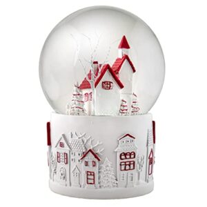 120 MM Christmas Village Musical Snow Globe by San Francisco Music Box Company