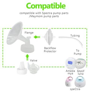 Belmikal 20mm 2 pc Flange Compatible with Spectra S2 Spectra S1 9 Plus Ameda MYA Motif Luna Breastpumps Replacement to Spectra Pump Parts and Spectra Flange. Compatible with Spectra Parts/Accessories