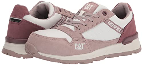 Cat Footwear Women's Venward Composite Toe Industrial Shoe, BARK/Rose Taupe, 8.5