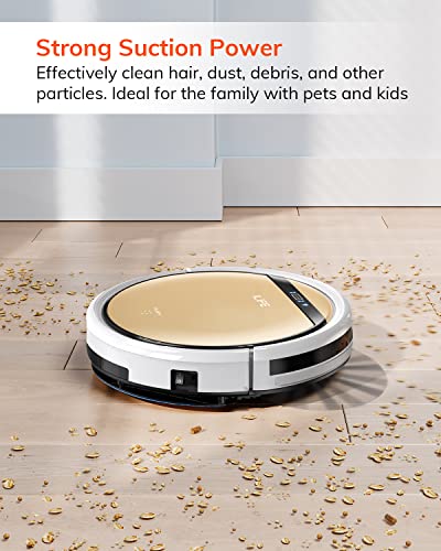 ILIFE V5s Plus Robot Vacuum and Mop Combo with Wi-Fi/App/Alexa, Automatic Self-Charging Robotic Vacuum Cleaner, Slim and Quiet, Cleans Hard Floors Carpets and Pet Hair (V5s Pro Upgrade Version)