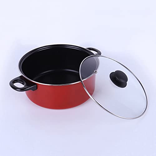 DOITOOL 3pcs Kitchen Nonstick Cookware Sets Pots and Pans Cooking Set with Saucepans Frying Pans Oven Pot with Lids for Soup Pasta Stockpot