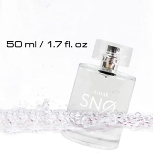 Geir Ness NORSK SNØ Eau de Parfum - Unisex Cologne with Fresh Herbs Sensual Perfume - Unisex Natural Perfume (50 ml)