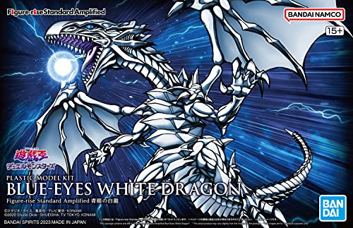 BANDAI NAMCO Entertainment Bandai Figure-Rise Standard Amplified Blue-Eyes White Dragon Model Kit