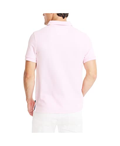 Nautica Men's Sustainably Crafted Slim Fit Deck Polo,Cradle Pink,M