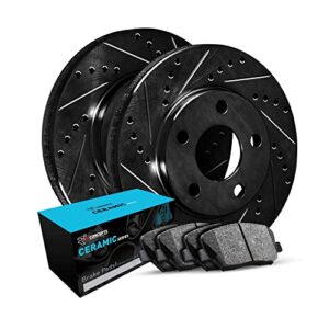 r1 concepts rear brakes and rotors kit |rear brake pads| brake rotors and pads| ceramic brake pads and rotors whwn1-63068