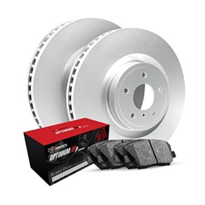 r1 concepts front brakes and rotors kit |front brake pads| brake rotors and pads| optimum oep brake pads and rotors|fits 2006-2011 volkswagen cc, passat, passat cc, r32