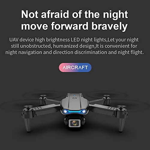 KIMHI Drone with Camera for Adults/Kids, 1080P FPV Dual Camera,Foldable RC Quadcopter Drones for Beginners, 2 Batteries, Carrying Case, One Key Start, Altitude Hold,Headless Mode,3D Flips (E88)