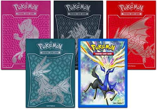 Pokemon Sleeves for Cards with Designs Bulk Bundle ~ 260 Pcs Pokemon Card Sleeves for Playing, Deck Protector Sleeves for 4 Decks Featuring Blastoise and More (Pokemon Trading Card Game)