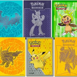 Pokemon Sleeves for Cards with Designs Bulk Bundle ~ 260 Pcs Pokemon Card Sleeves for Playing, Deck Protector Sleeves for 4 Decks Featuring Blastoise and More (Pokemon Trading Card Game)