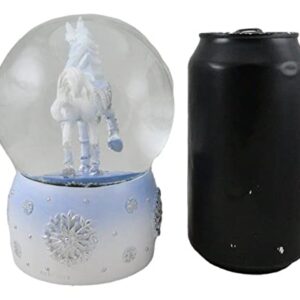 Ebros Gift Trail of Painted Ponies Western Christmas Frozen Winter Snow Crystal Horse Glitter Water Globe 5.25" Tall Farmhouse Ranch Cabin Country Snow Globes Collectible Figurine