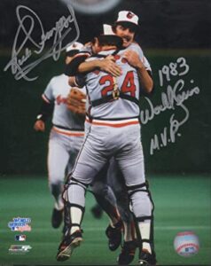 rick dempsey orioles 1983 ws mvp signed autographed 8x10 photo w/coa