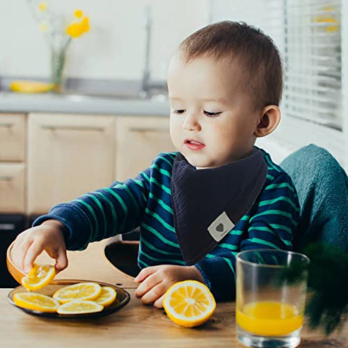 Baby Muslin Bandana Bibs baby Drool Bibs 8Pack 100% Cotton Ultra Soft Super Absorbent Bandana Bibs for Unisex Boys Girls for Teething and Drooling