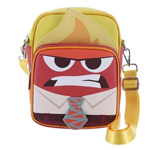 loungefly pixar inside out anger passport bag