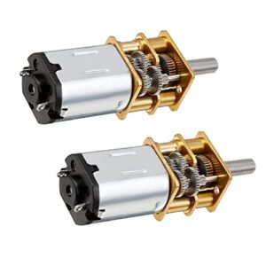 sopepoyie n20 dc3v mini metal gear motor 15rpm micro speed reduction gear motor metal gear micro motor 2pcs