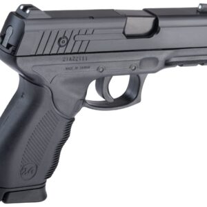 Swiss Arms 24/7 Semi-Auto BAX System CO2 Powered Airsoft Non-Blowback Pistol with Hop-Up, 305-395 FPS, Black (280323)