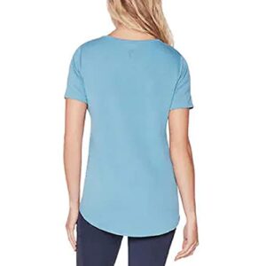 Skechers Gowalk Women's Short Sleeve Tunic Tee (as1, Alpha, xx_l, Regular, Regular, Blue, XX-Large)