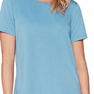 Skechers Gowalk Women's Short Sleeve Tunic Tee (as1, Alpha, xx_l, Regular, Regular, Blue, XX-Large)