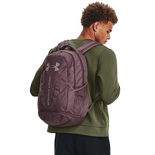 Under Armour unisex-adult Hustle 5.0 Backpack , (057) Ash Taupe / Ash Taupe / Pewter , One Size Fits All