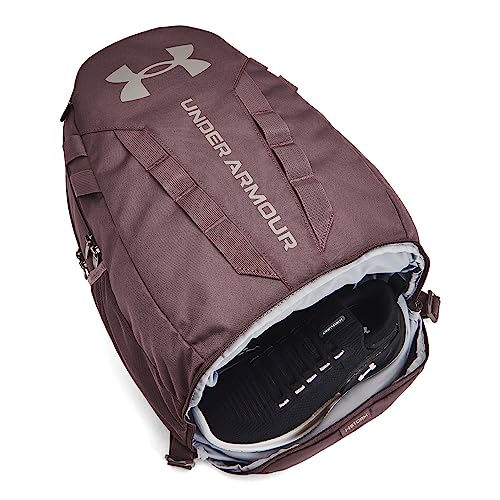 Under Armour unisex-adult Hustle 5.0 Backpack , (057) Ash Taupe / Ash Taupe / Pewter , One Size Fits All