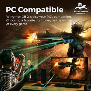 Brook Wingman XB 2 Converter - Wireless Controller Adapter for Xbox Consoles and PC, Supports Remap and Adjustable Turbo