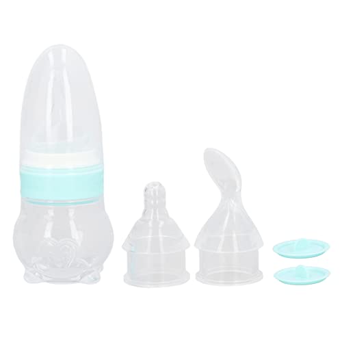 Multifunction Baby Bottle Food Feeder, Multi Function, Detachable Infant Feeder for Cereal Baby Food Drinking Water with Spoon