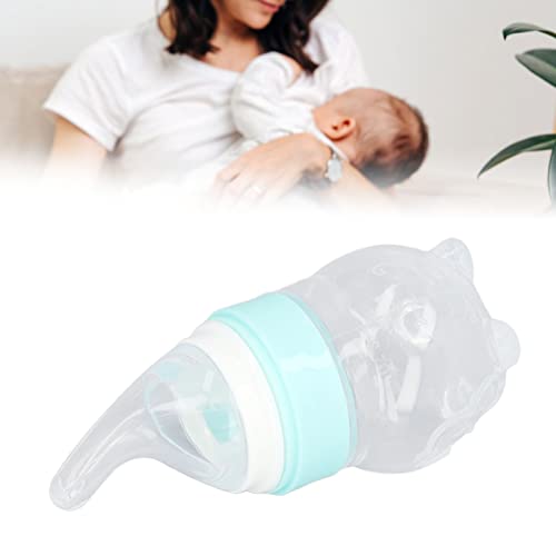 Multifunction Baby Bottle Food Feeder, Multi Function, Detachable Infant Feeder for Cereal Baby Food Drinking Water with Spoon