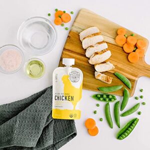 Serenity Kids Chicken Lover Baby Food Pouch Bundle | 6 Each of Free Range Chicken, Chicken & Thyme and Turmeric Chicken Pouches (18 Count)