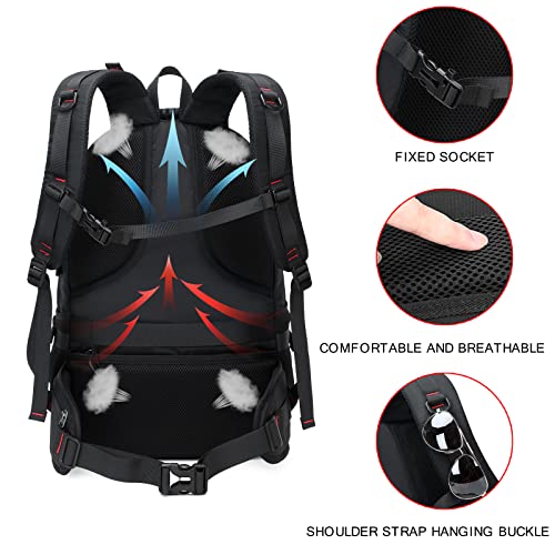 YANIMENGNU Traveling Backpack 40L Waterproof and Light Outdoor Hiking, Men's and Women's Camping Backpack